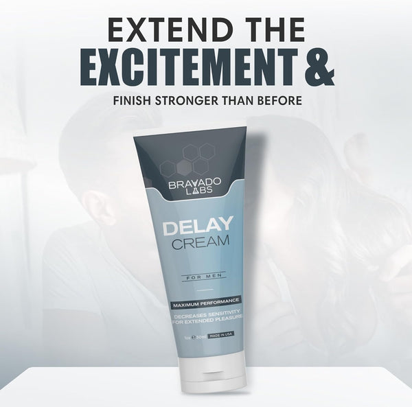 Premium Delay Cream - Advanced Male Desensitizer Numbing Cream - Bravado Labs